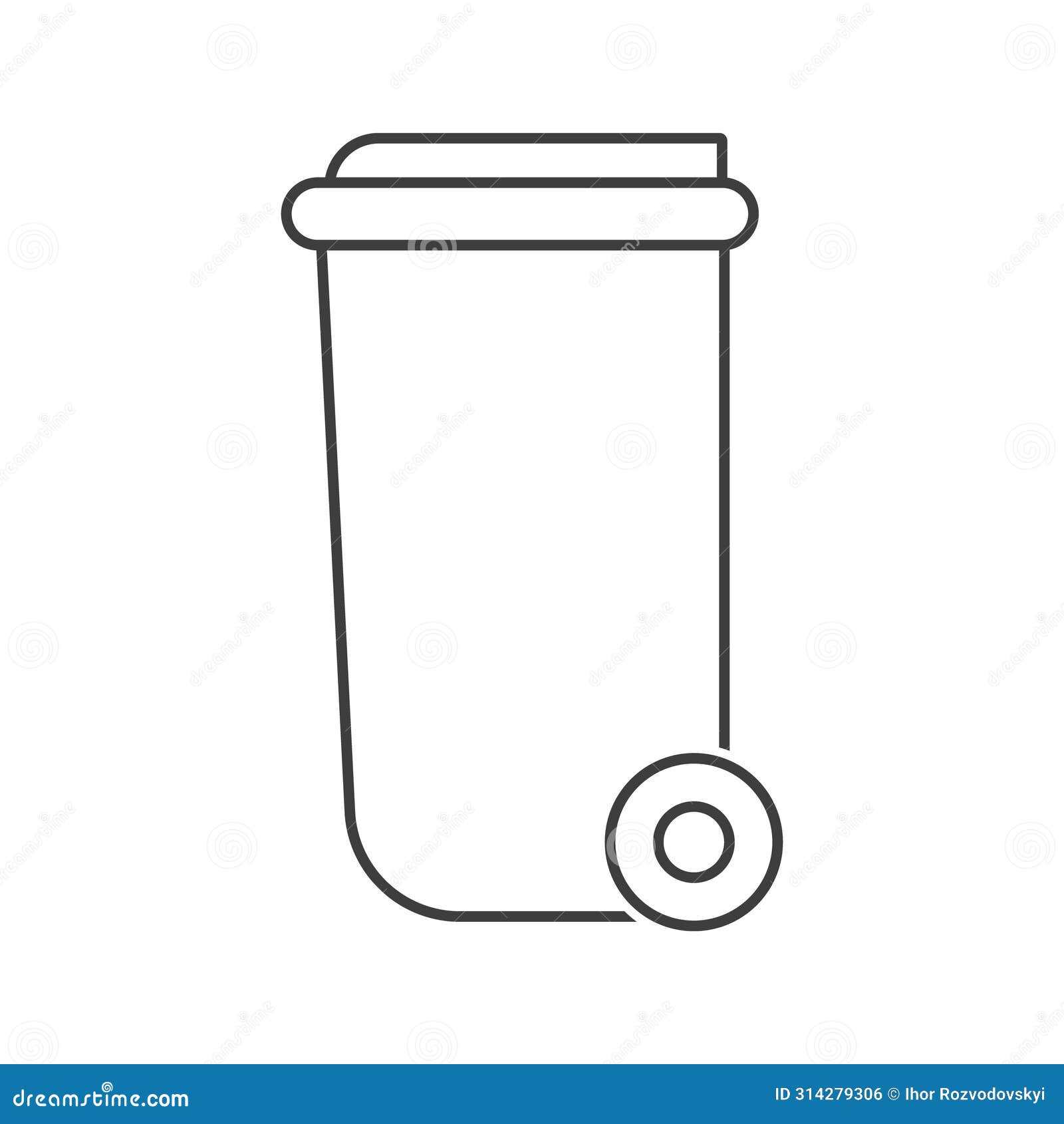 Garbage Icon. Garbage Symbol on White Background Stock Vector ...