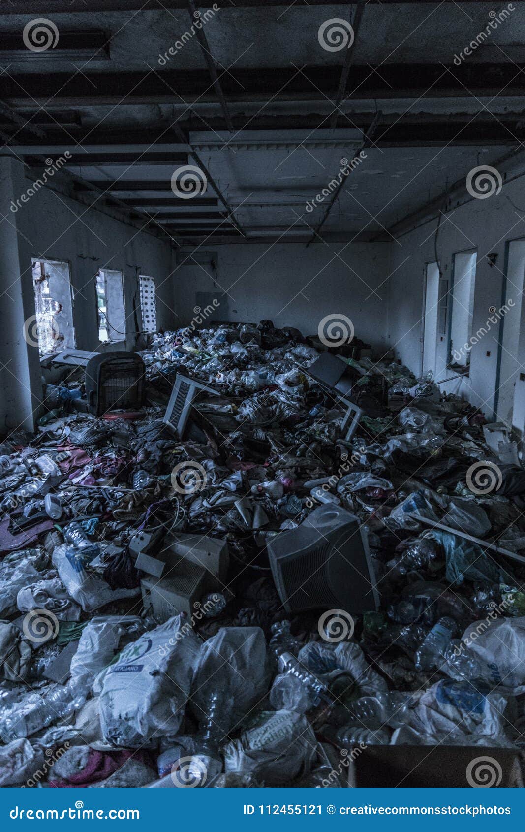 Garbage Inside A Room Picture. Image: 112455121