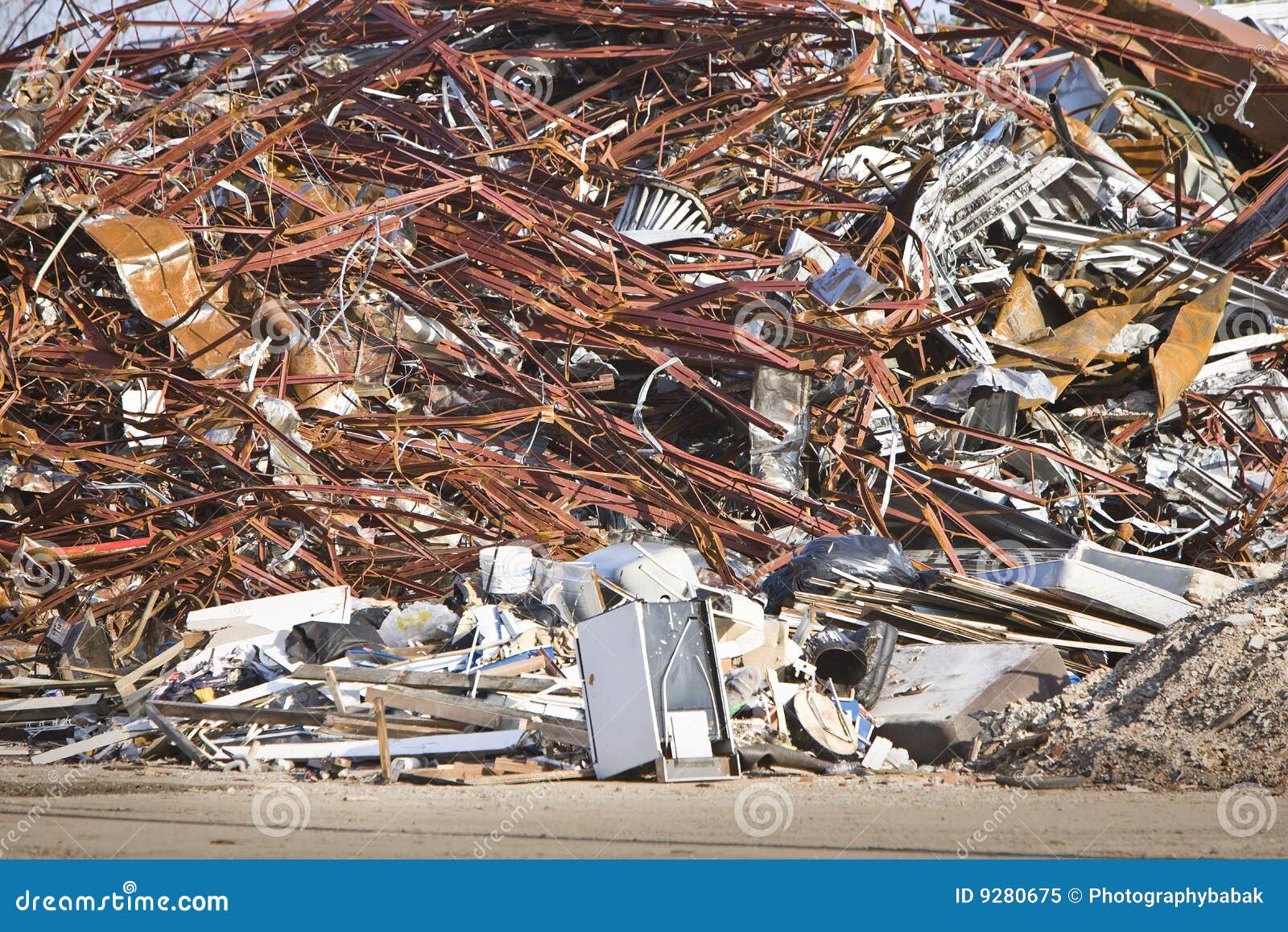 Garbage and junk stock image. Image of garbage, metal - 9280675