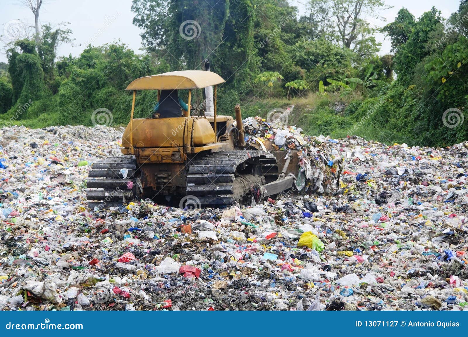 Garbage Landfill stock image. Image of rural, hazard - 13071127
