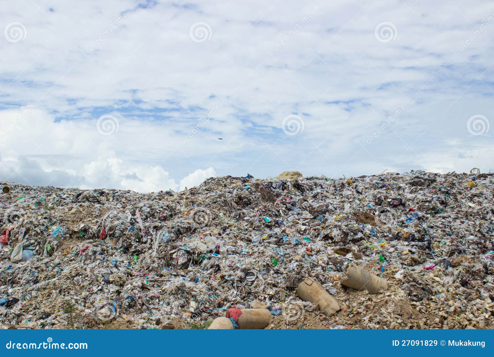 Garbage in landfill stock image. Image of rubbish, landfill - 27091829