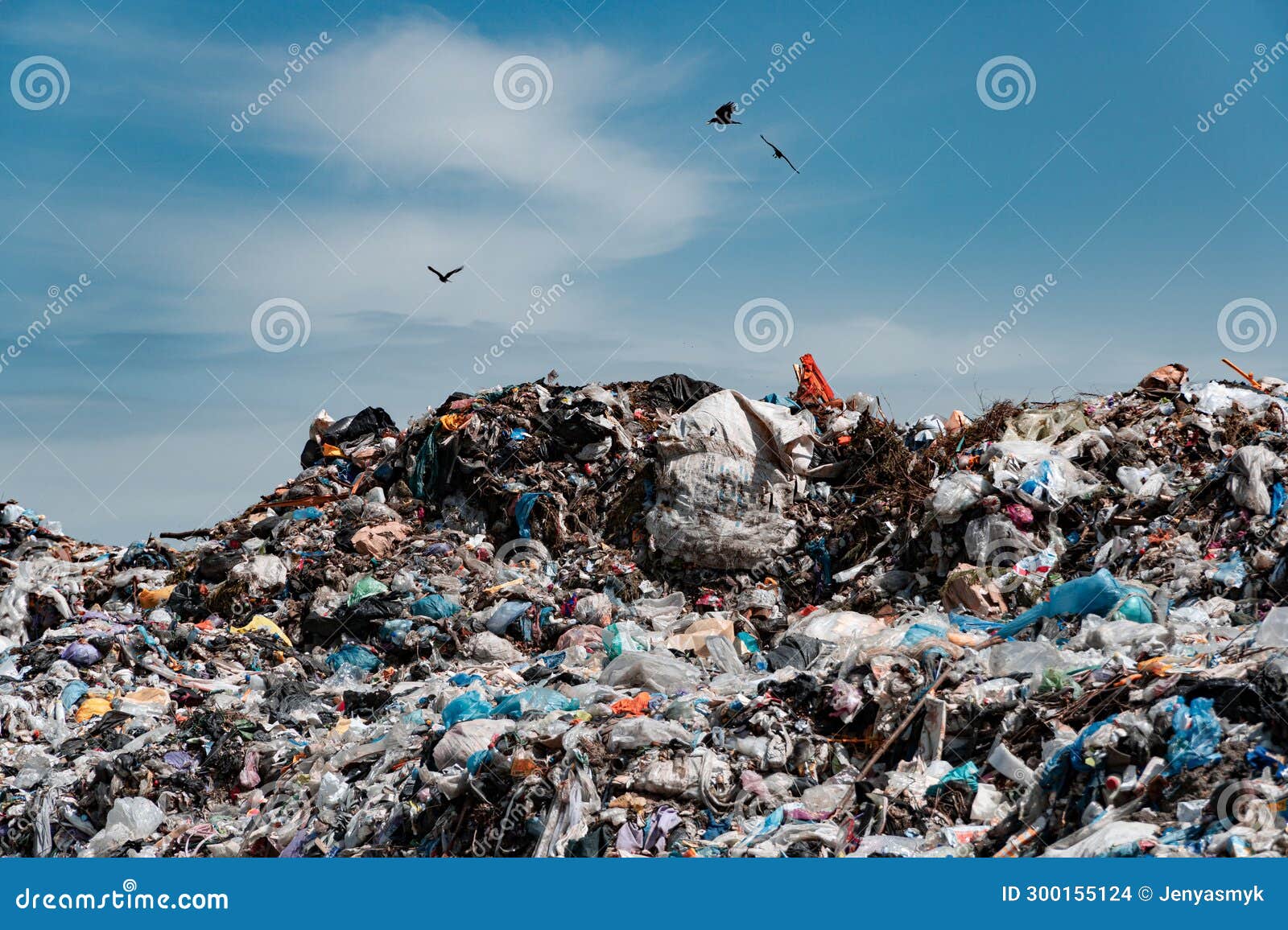 Garbage Landfill. a Large Pile of Garbage at the Landfill Stock Photo ...