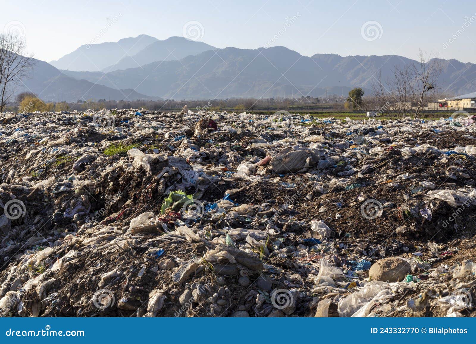 Garbage Landfill Site for Dumping Solid Waste Stock Photo - Image of ...