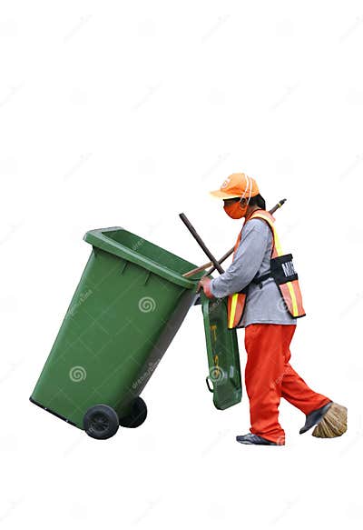 Garbage Man stock photo. Image of pollution, garbage, sanitation - 1403664