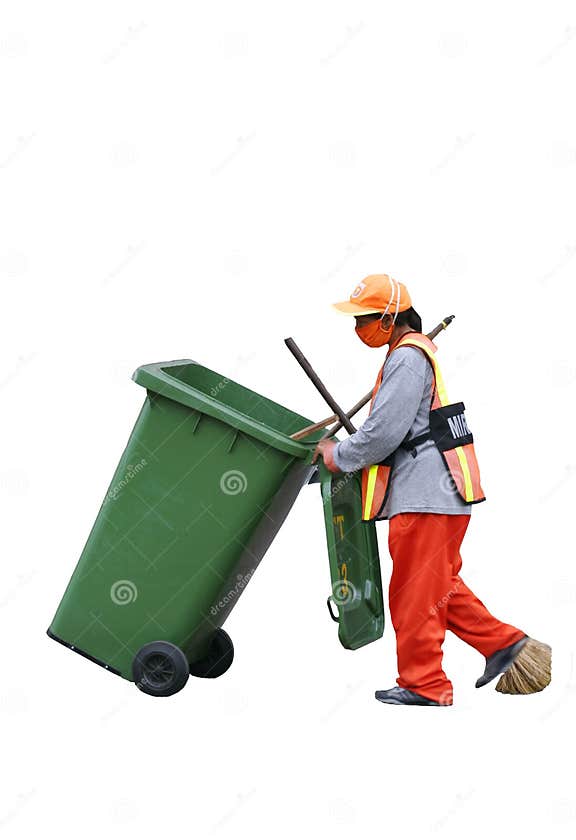 Garbage Man stock photo. Image of pollution, garbage, sanitation - 1403664
