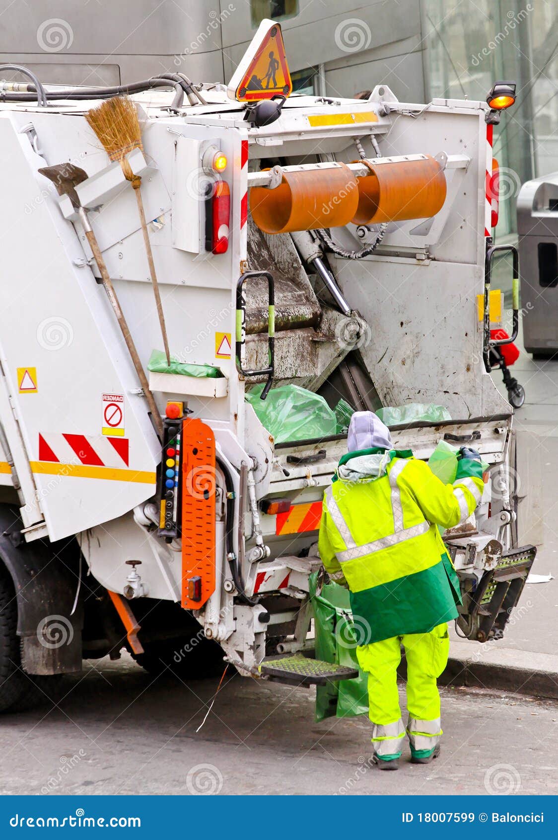 Garbage management stock image. Image of recycle, management - 18007599