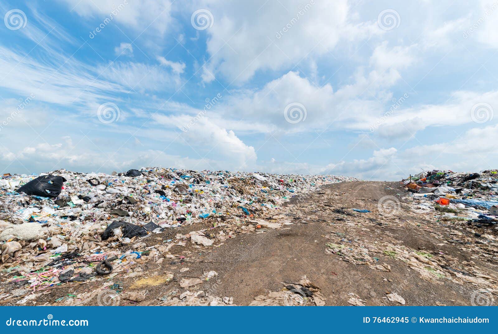 Garbage in Municipal Landfill for Household Waste Stock Image - Image ...