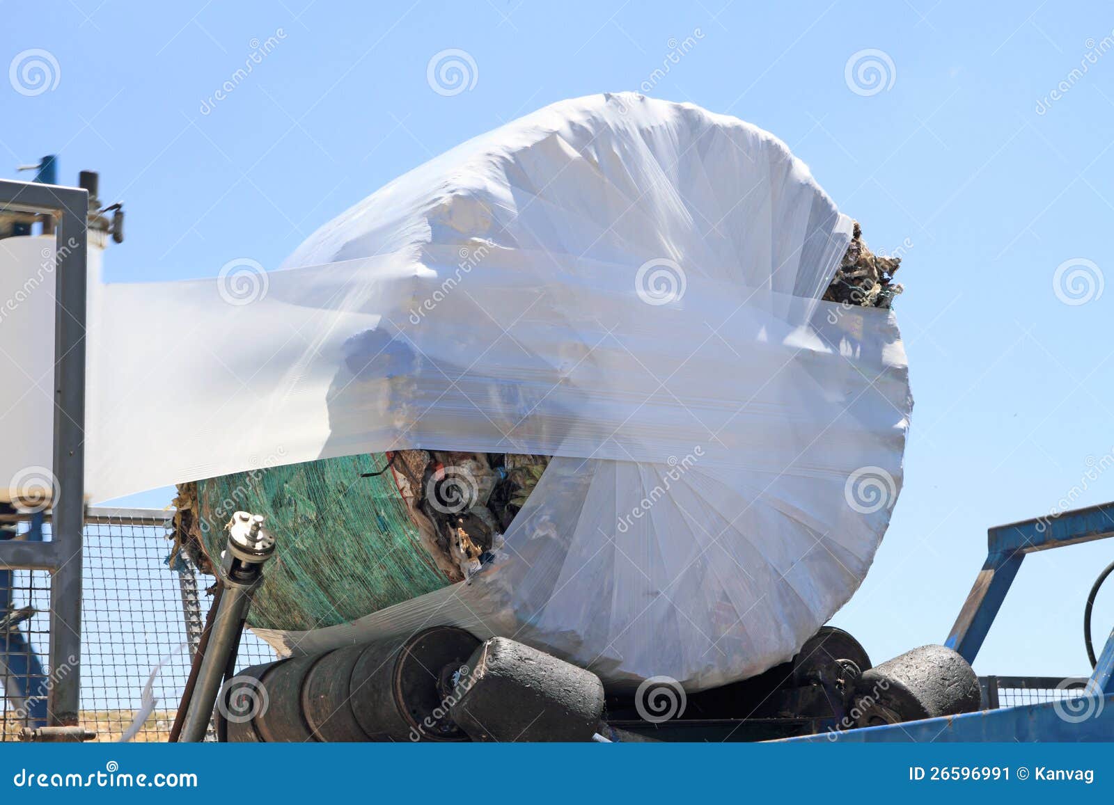 Garbage packing machine stock image. Image of consumerism - 26596991