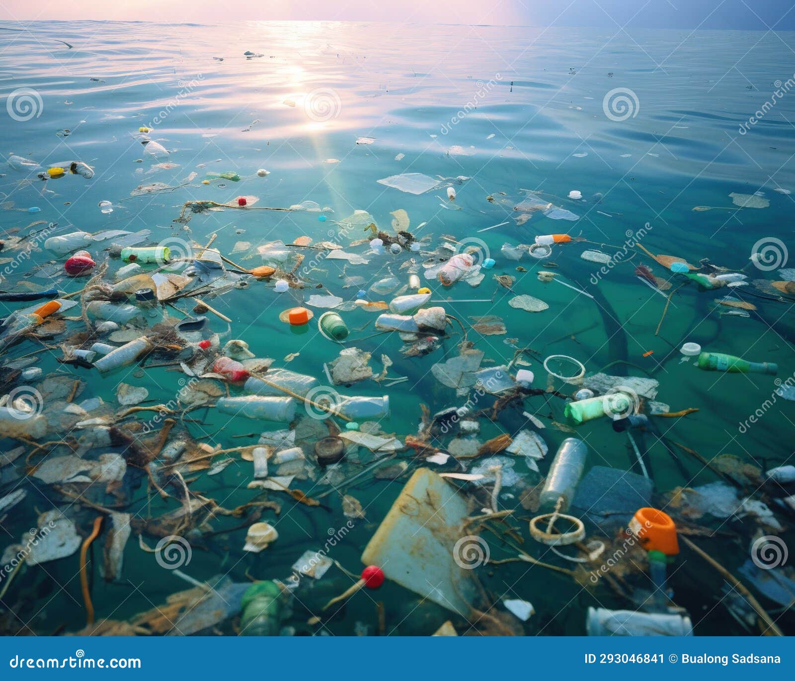 Garbage Patch In The Ocean Stock Photo | CartoonDealer.com #264325254
