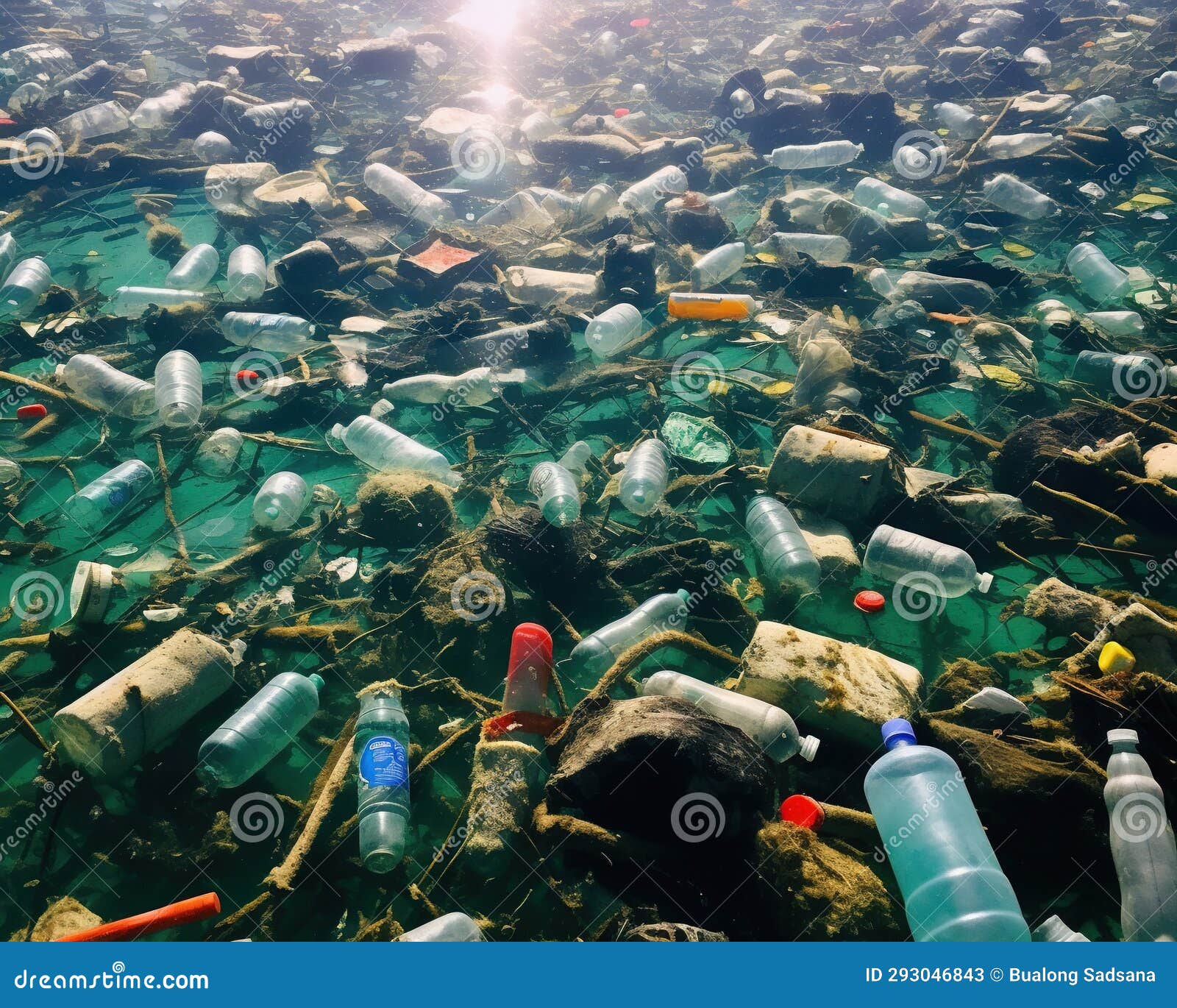 Garbage Patch In The Ocean Stock Photo | CartoonDealer.com #264325254