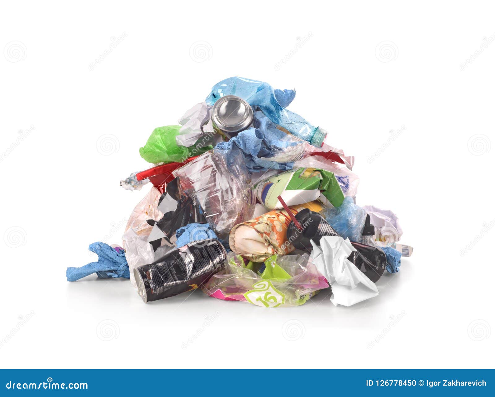 Garbage Is Pile Lots Dump, Many Garbage Plastic Bags Black Waste At ...