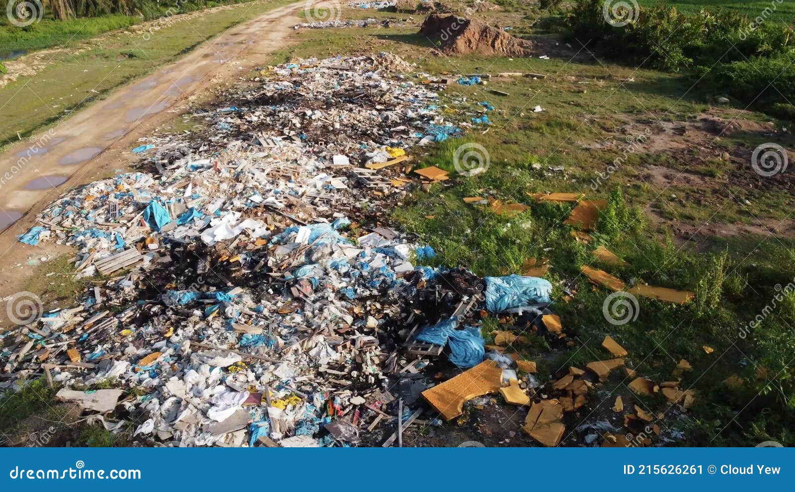 Garbage plastic dump heap stock video. Video of pollution - 215626261