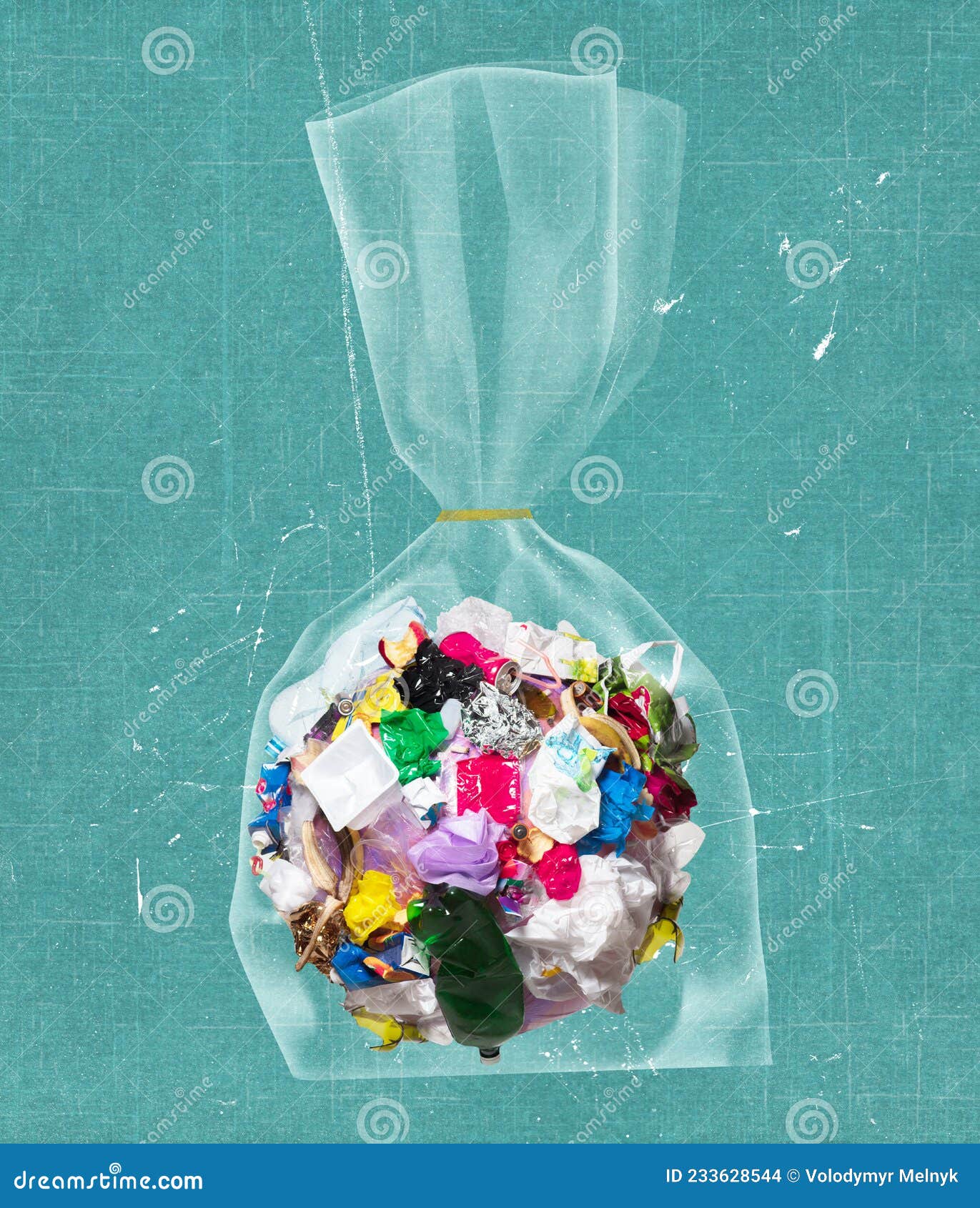 Air and Water Pollution. Contemporary Art Collage, Modern Creative ...