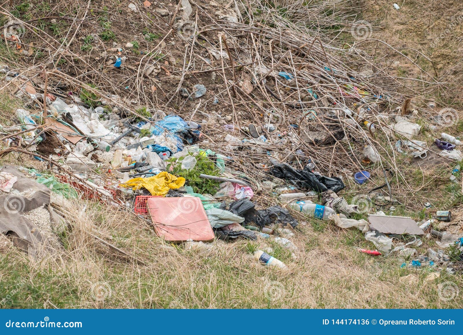 Garbage Pollution of the Environment Stock Photo - Image of abandoned ...