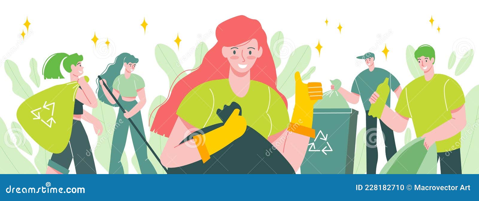 Recycling Flat Glyph Icons. Pollution, Recycle Plant. Garbage Sorting ...