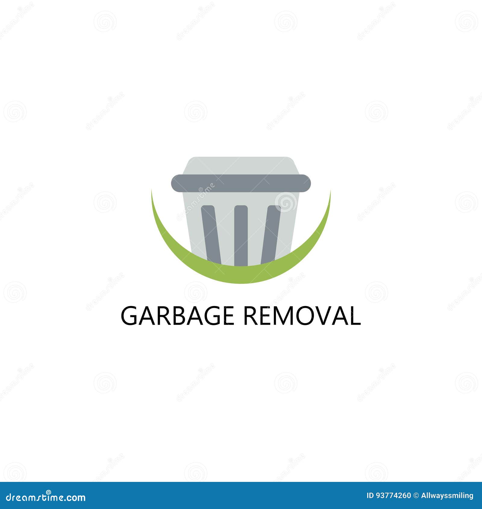 Garbage Removal Company Logo Stock Vector - Illustration of innovation ...