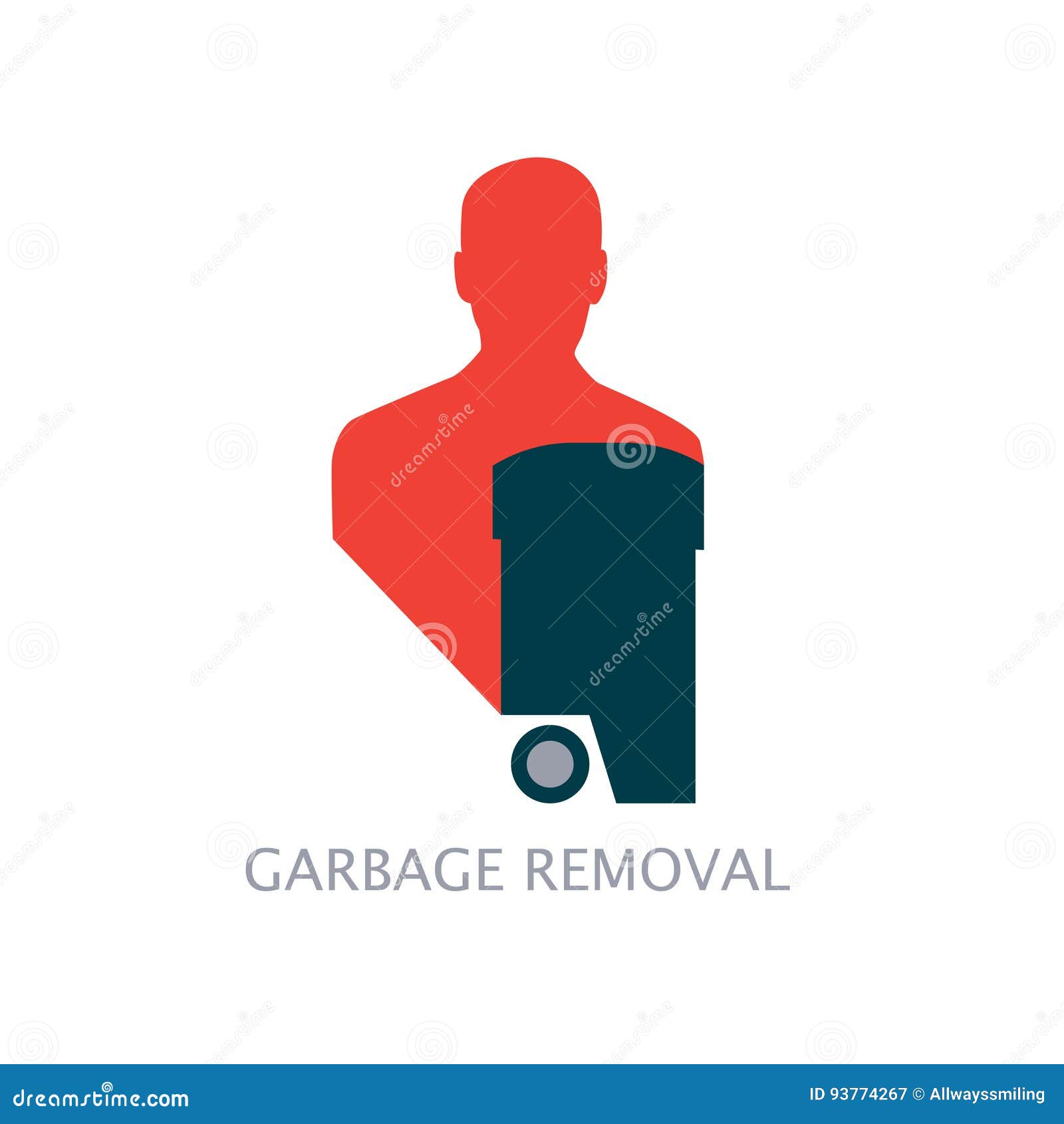 Garbage Removal Company Logo Stock Vector - Illustration of idea, icon ...