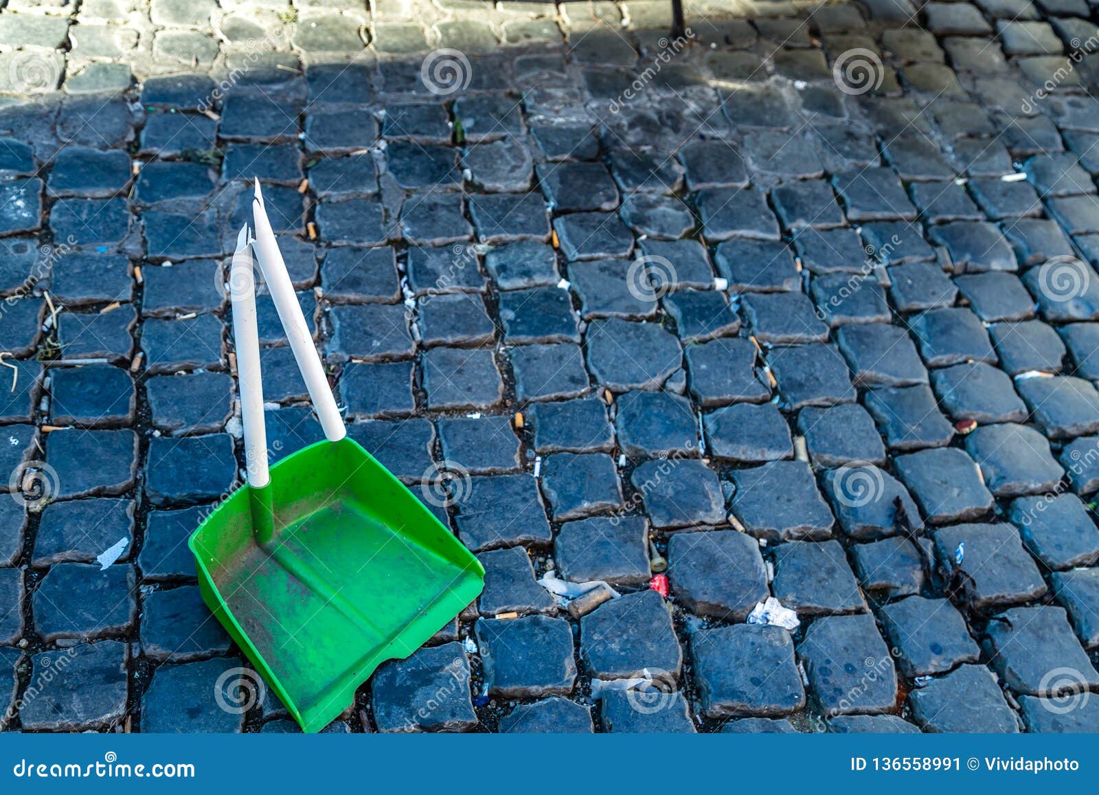 Garbage Scoop with Broken Handle Stock Image - Image of handle, italy ...