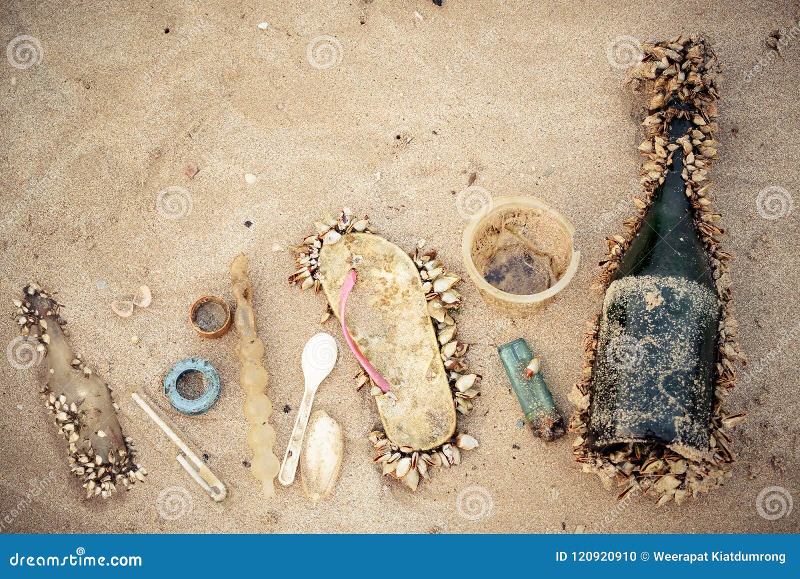 Garbage in the Sea Affecting Marine Lives Stock Photo - Image of ...
