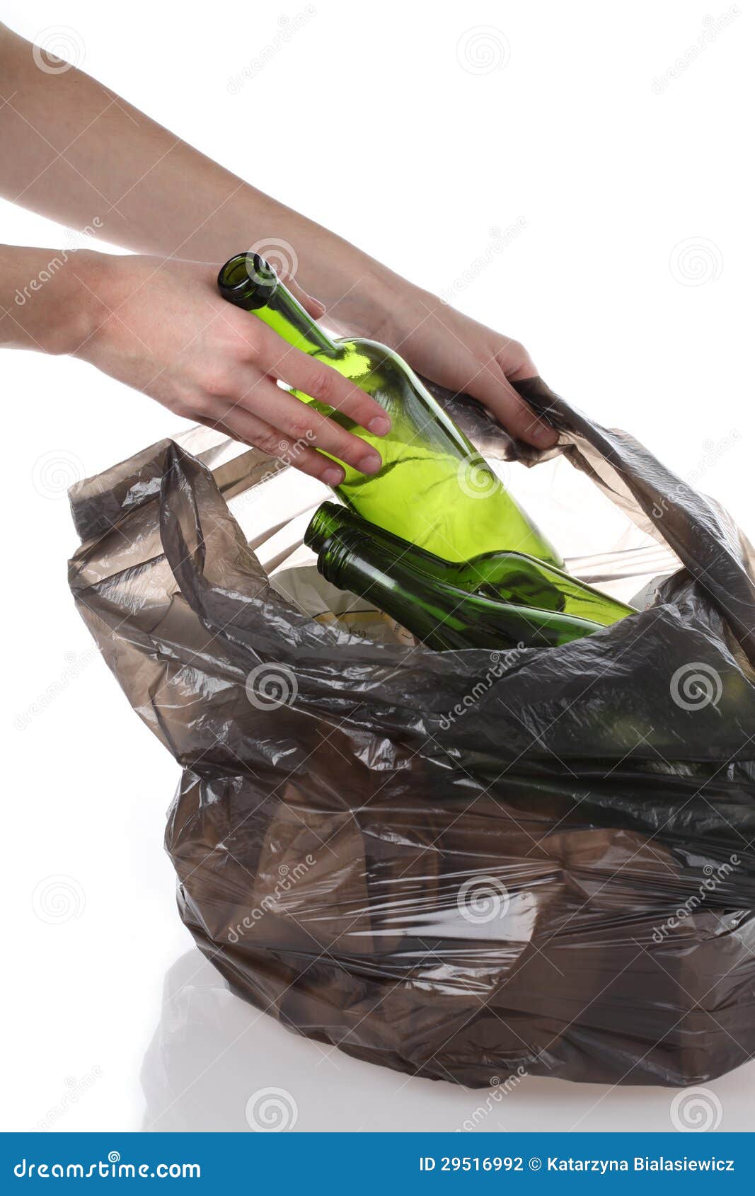 Garbage Segregation, Isolated Stock Photo - Image of glass, cleaning ...