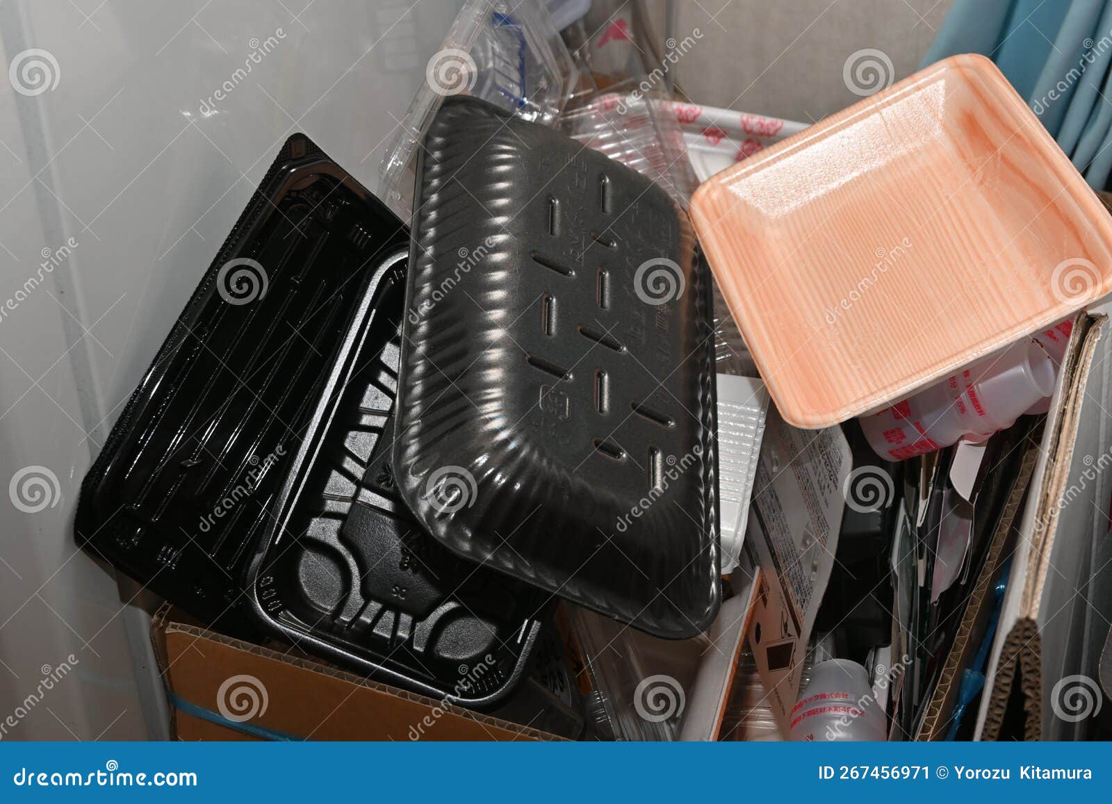 Garbage separation. stock image. Image of recyclable - 267456971