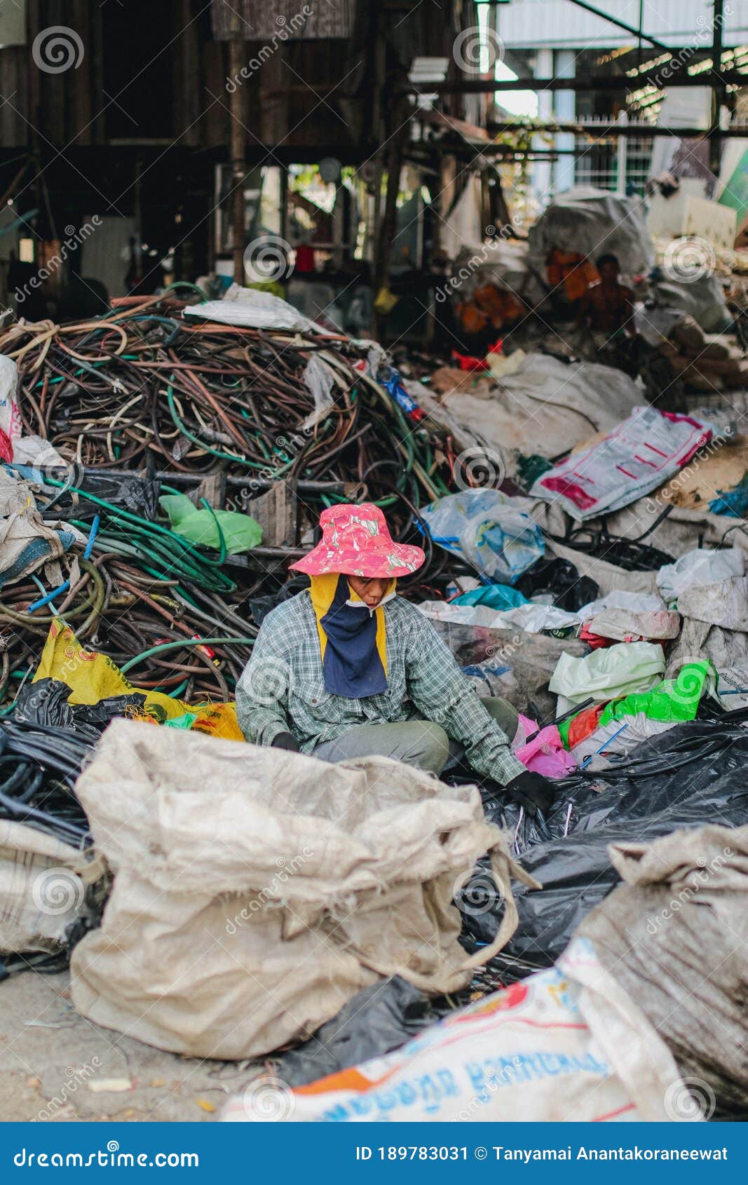 Garbage Sorter, Trash Sorting Machine, Sort Trash For Recycling Royalty ...