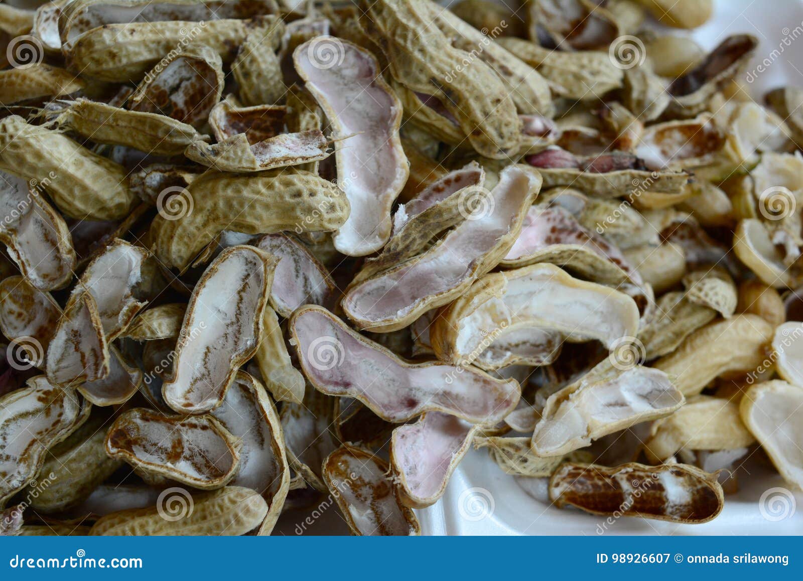 A Garbage Stack of Peanuts Shell Stock Image - Image of garbage, diet ...