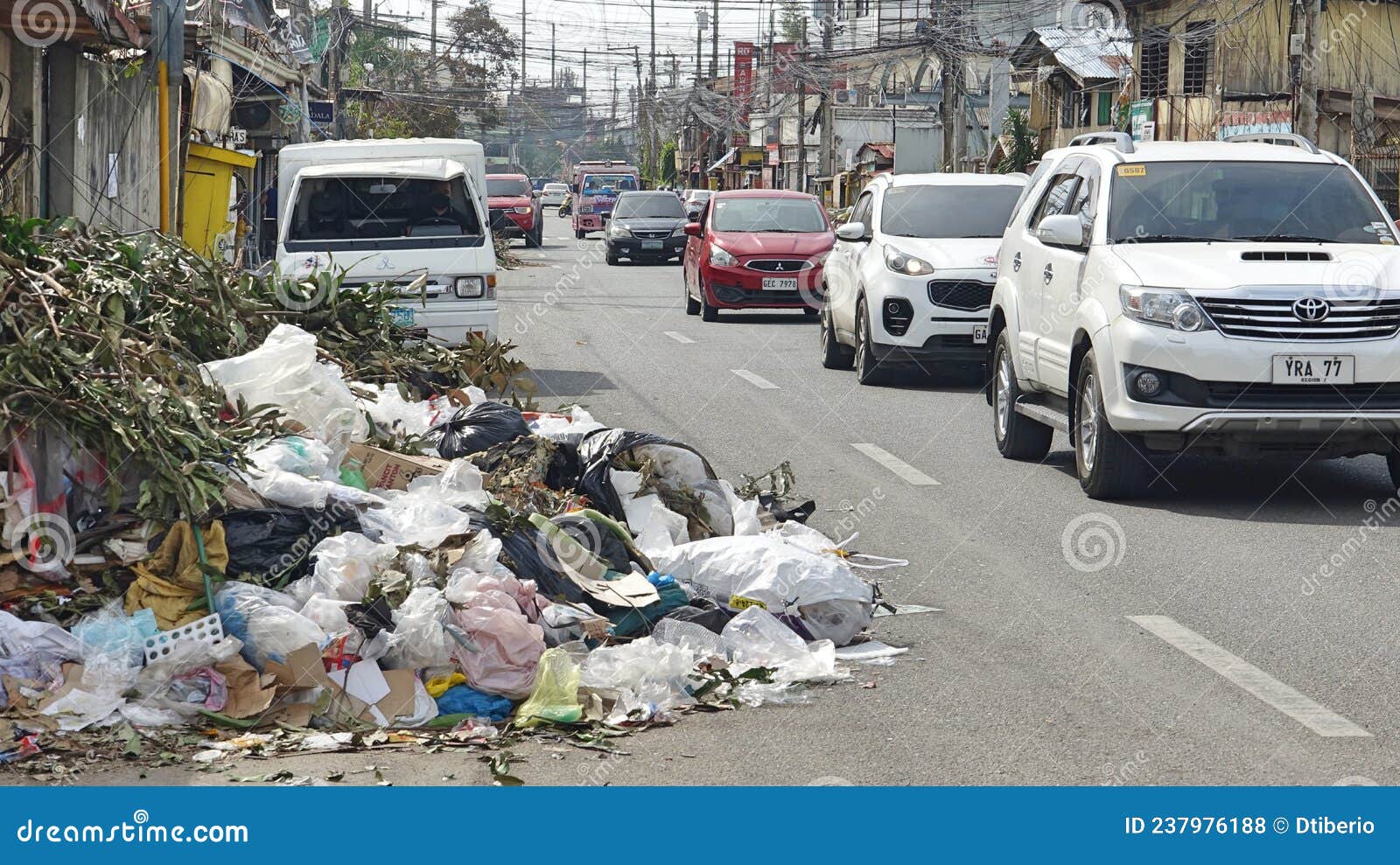 A Garbage on Streets after Typhoon Editorial Stock Photo - Image of ...