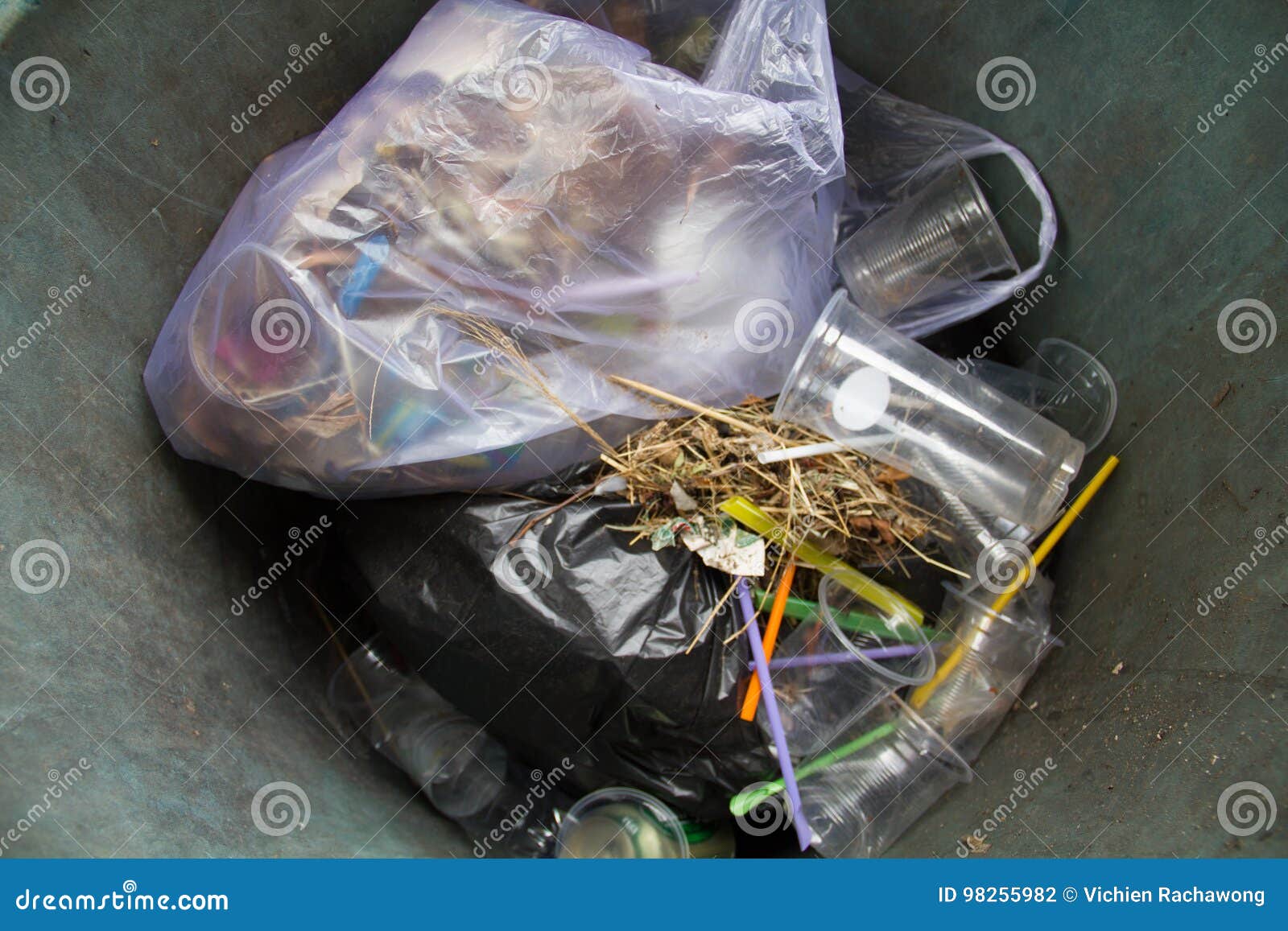Garbage stock photo. Image of recycle, graphic, plastic - 98255982
