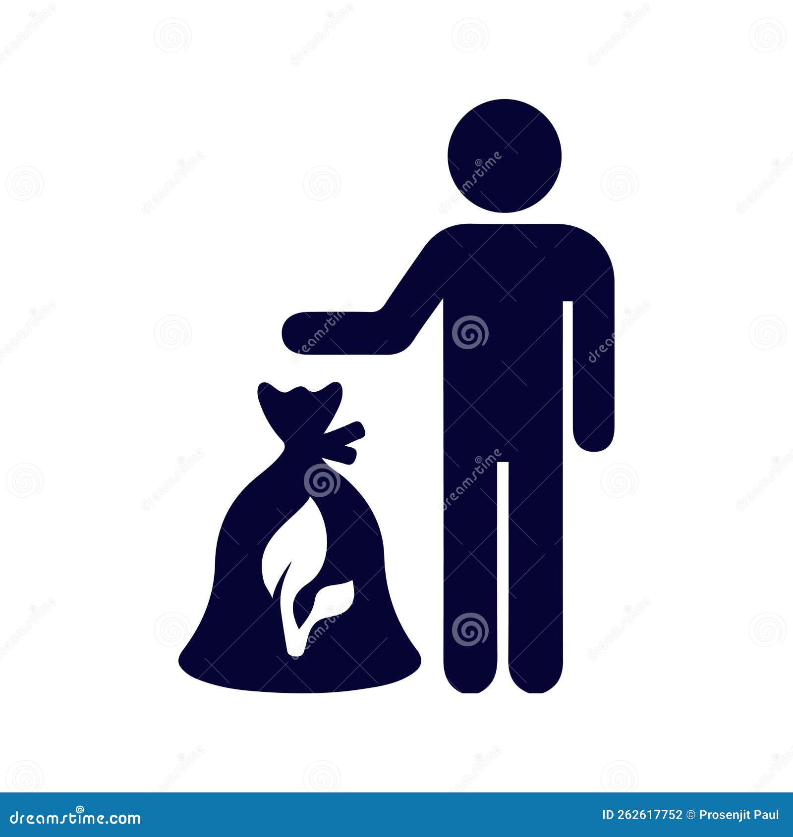 Garbage throw icon stock vector. Illustration of throw - 262617752