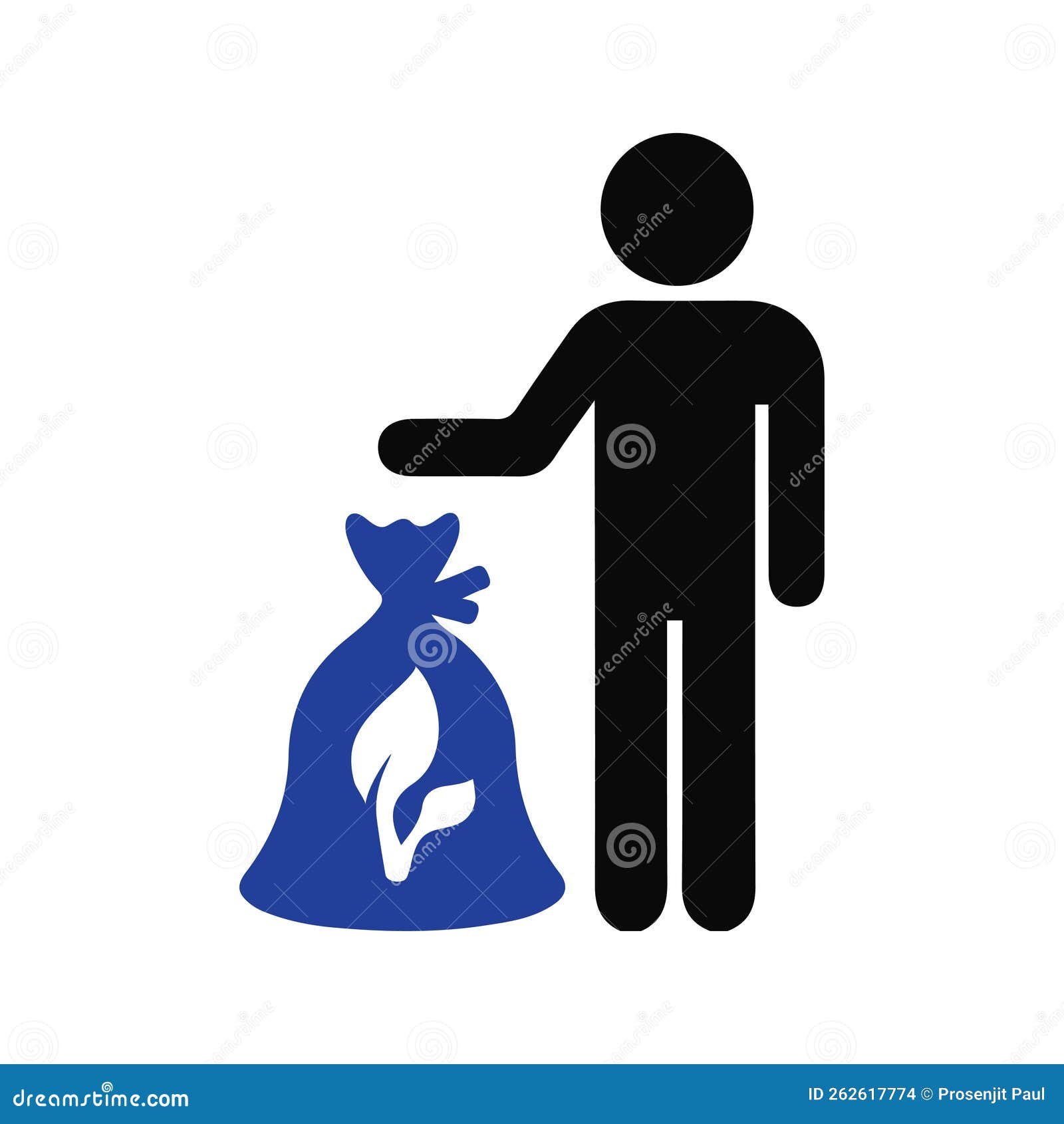 Garbage throw icon stock vector. Illustration of service - 262617774