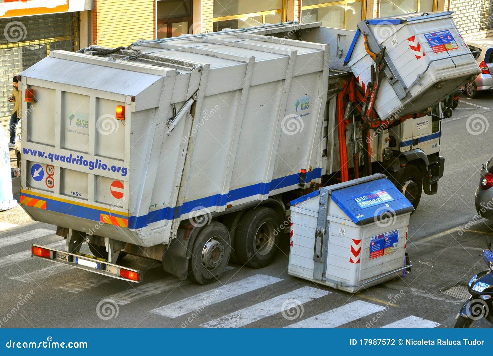 Garbage Transport Car Loading Editorial Photography - Image of ...