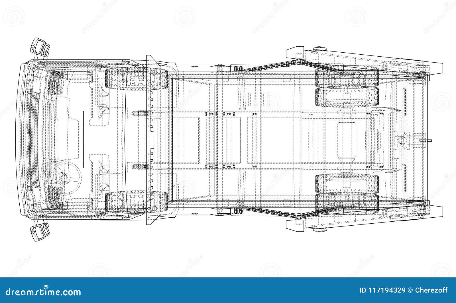 Garbage Truck Concept. Vector Stock Vector - Illustration of ...
