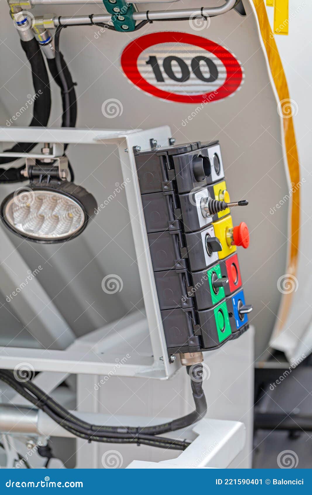 Garbage Truck Control Panel Stock Image - Image of transportation ...