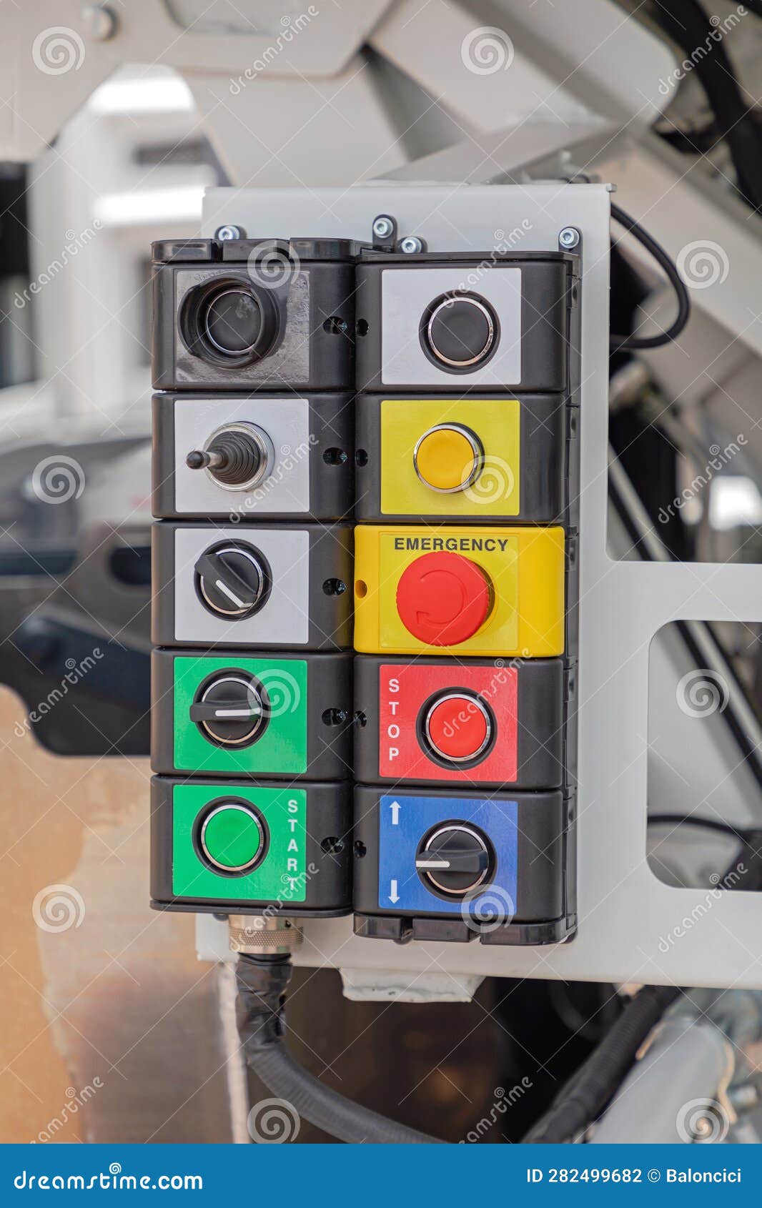 Garbage Truck Control Panel Stock Photo - Image of control, machinery ...