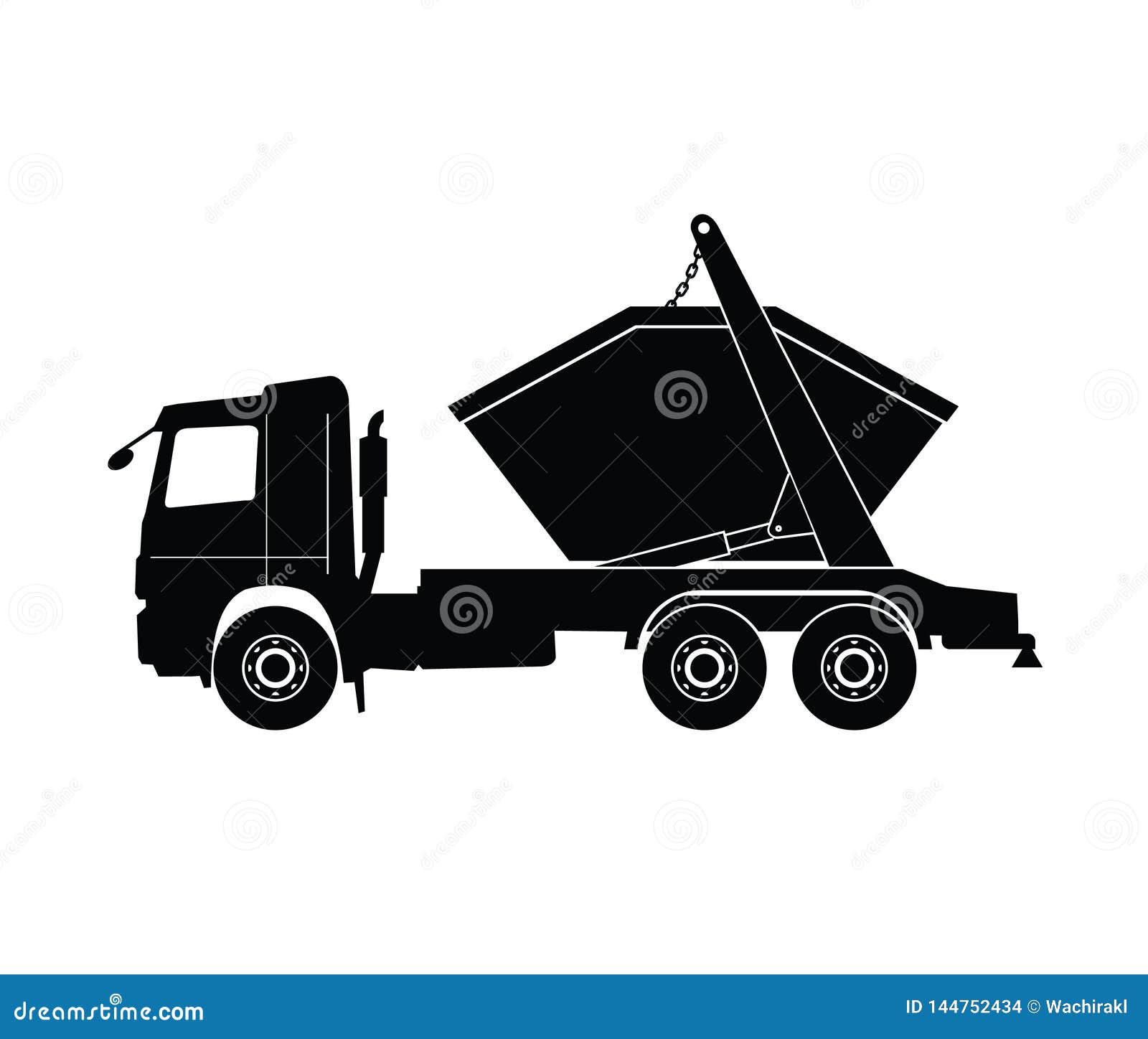Garbage truck icon vector stock vector. Illustration of garbage - 144752434