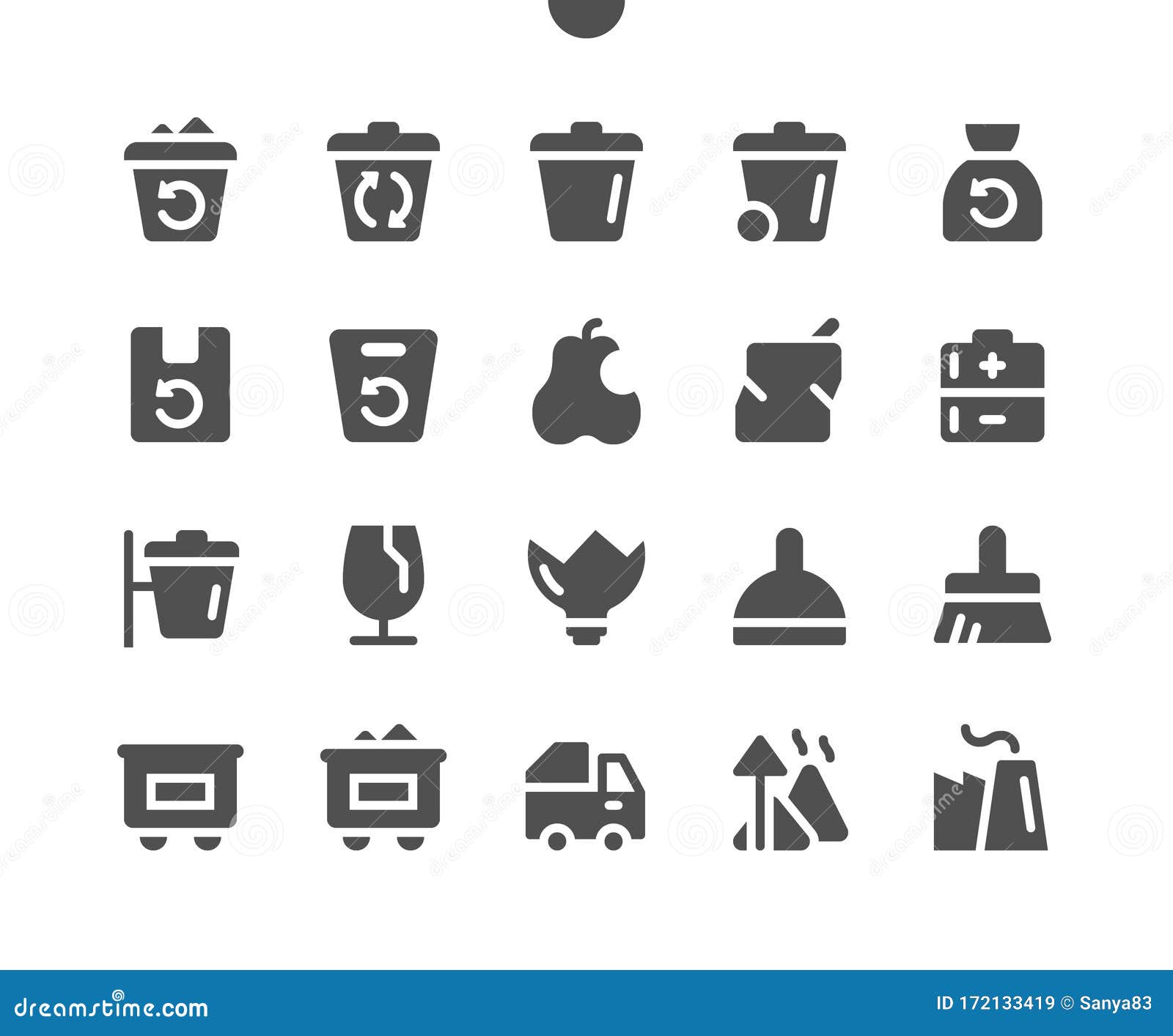 Garbage UI Pixel Perfect Well-crafted Vector Stock Vector ... Garbage UI Pixel Perfect Well-crafted Vector Stock Vector ...
