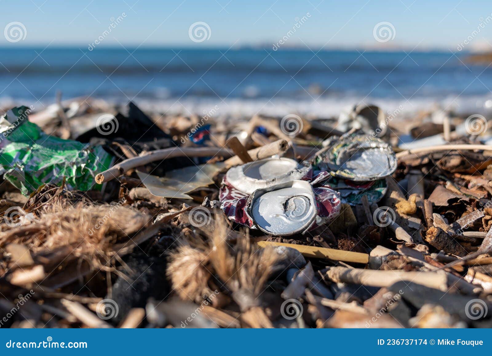 Garbage and Waste on the Beach Stock Photo - Image of beach, recycle ...