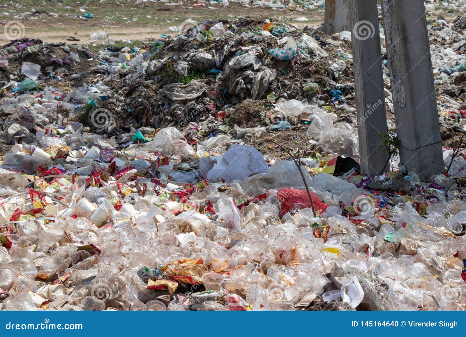 Plastic garbage, waste editorial image. Image of damage - 145164640
