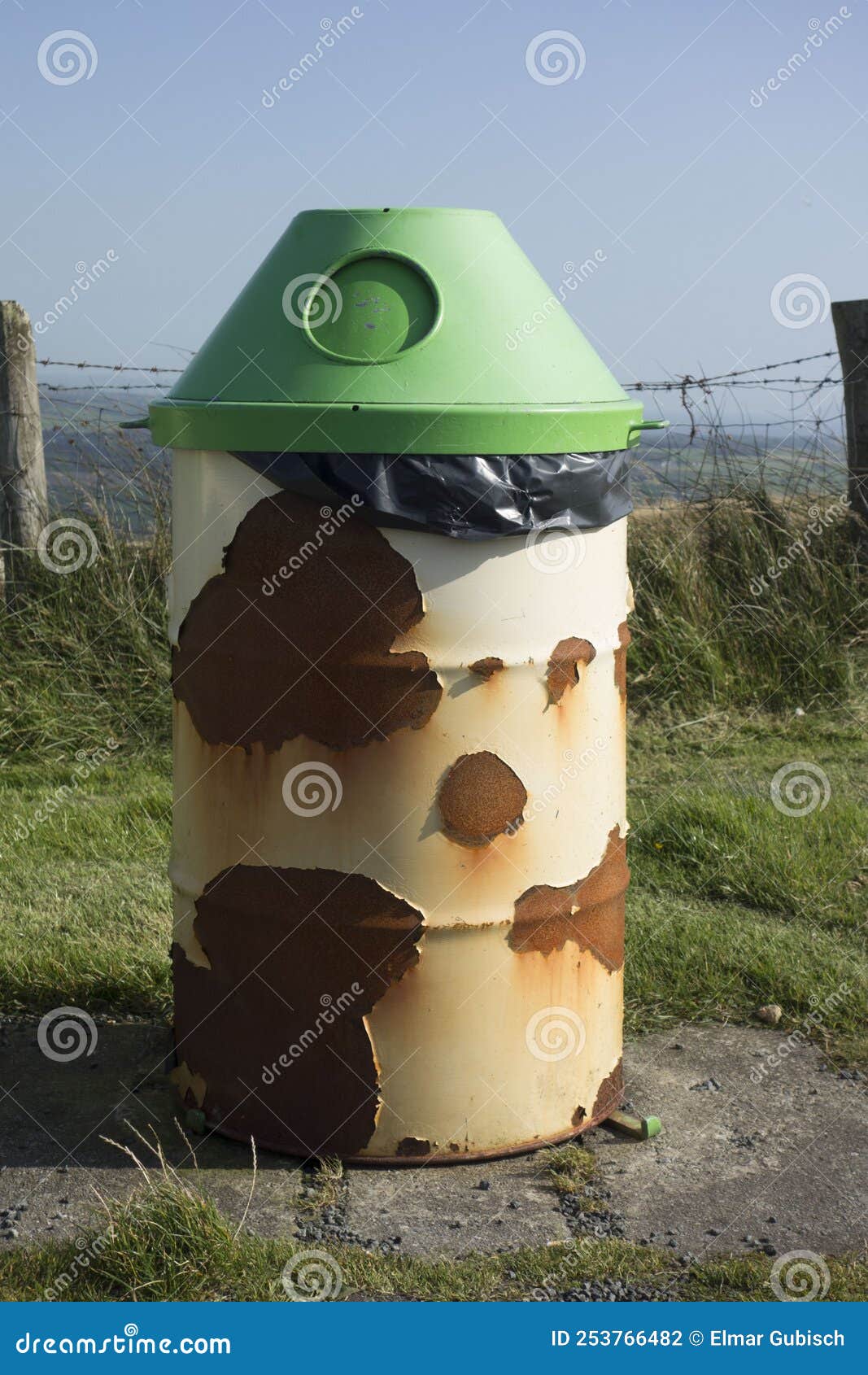 Garbage and Waste in Public Space Stock Photo - Image of footprint ...