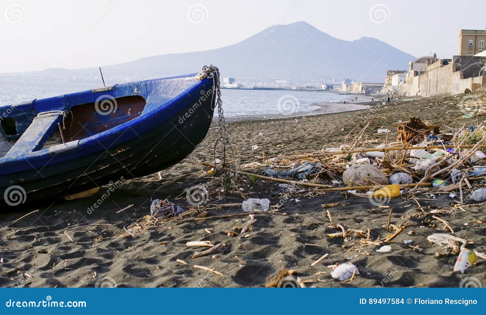 Garbage and Wastes on the Beach Editorial Stock Image - Image of naples ...
