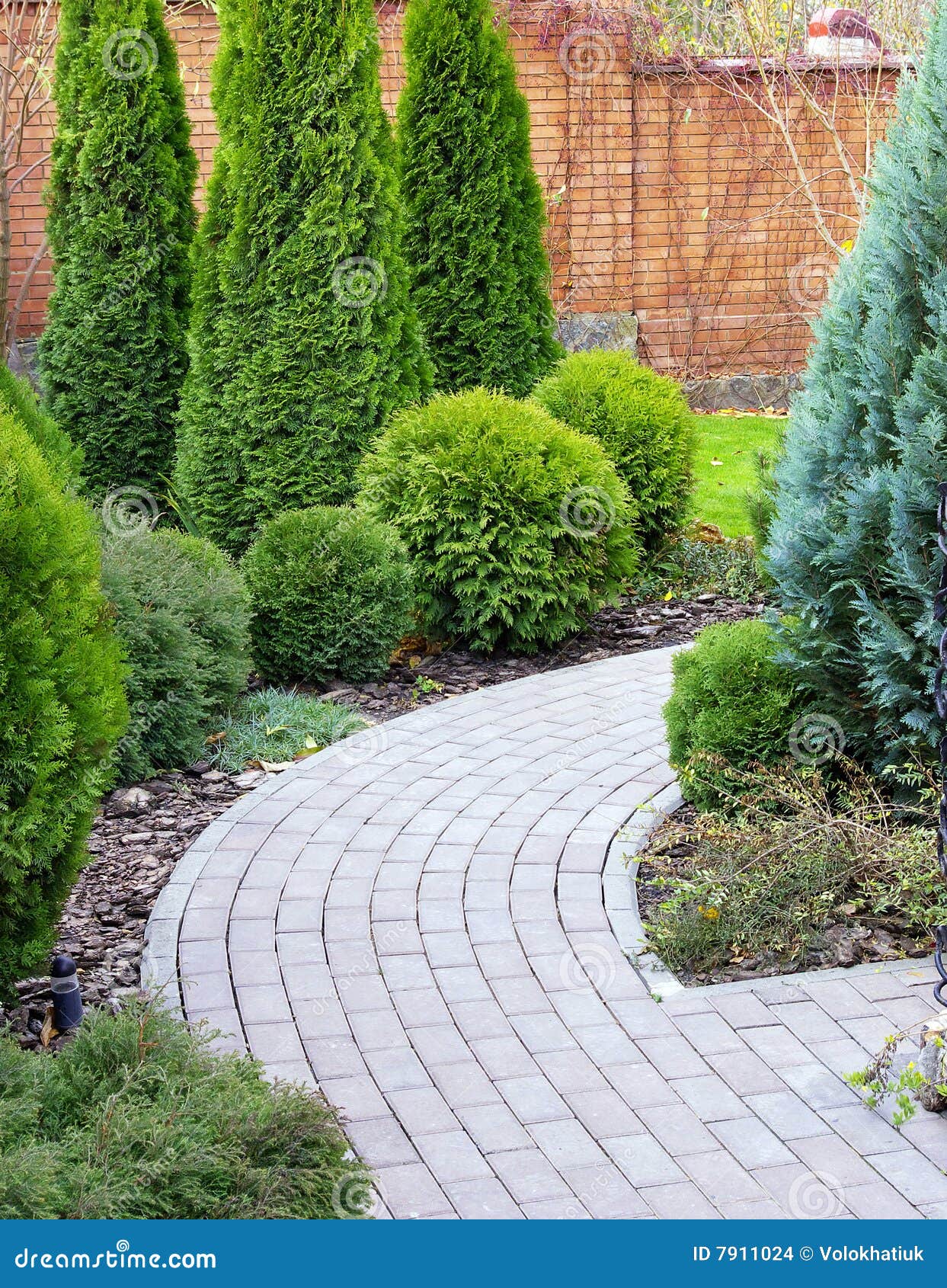Garden stock photo. Image of path, shadow, garden, formal - 7911024