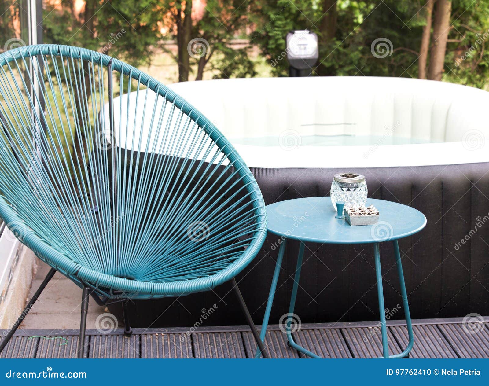 Garden air pool stock photo. Image of play, holiday, outdoor - 97762410