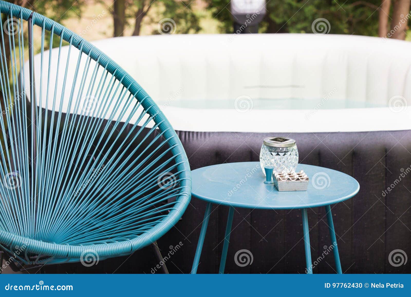 Garden air pool stock photo. Image of nature, little - 97762430