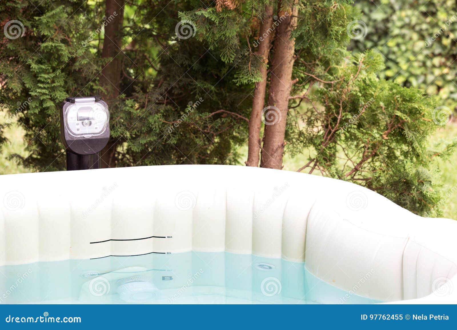 Garden air pool stock image. Image of beach, party, baby - 97762455