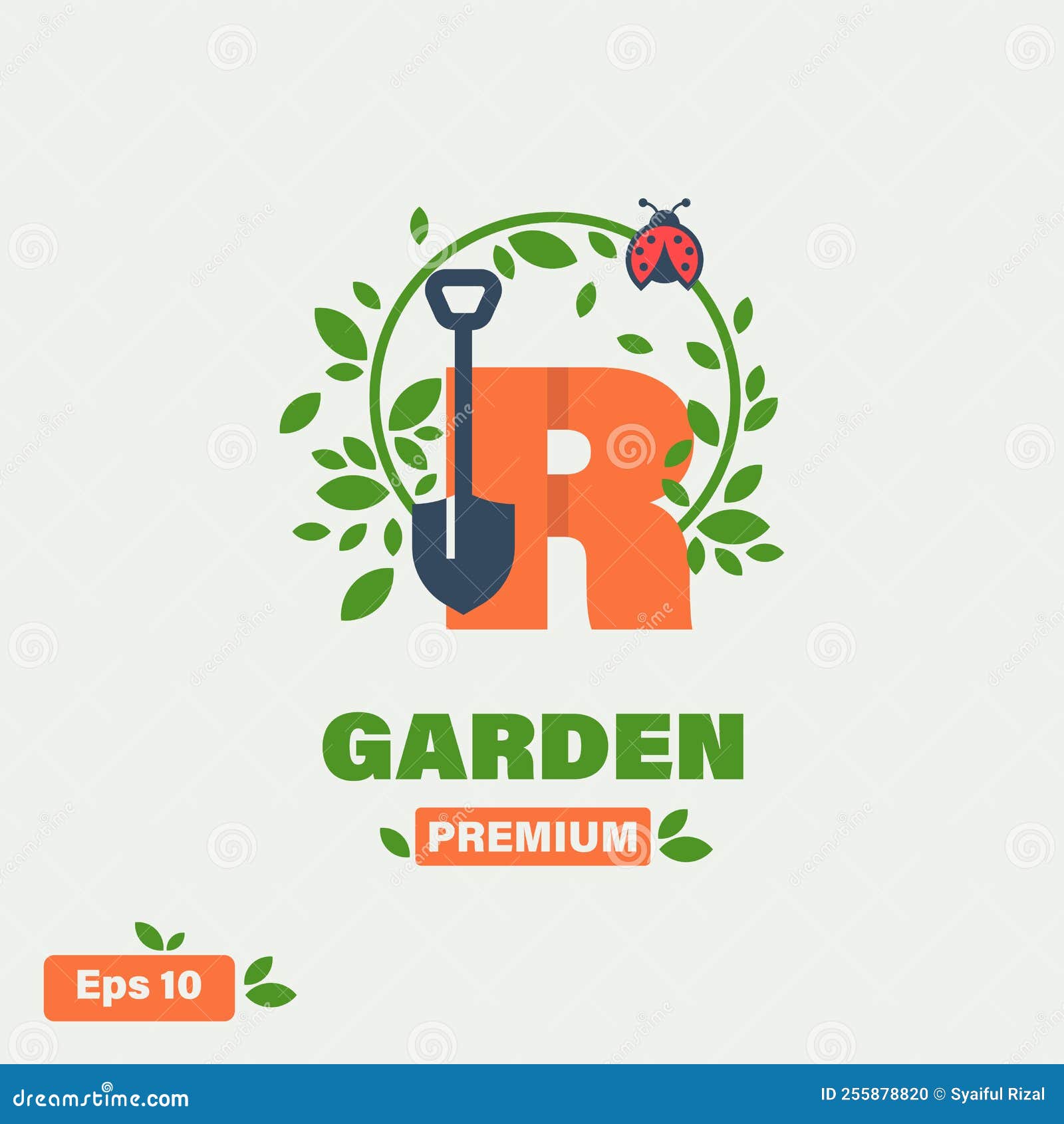 R Logo Alphabet Park stock illustration. Illustration of abstract ...