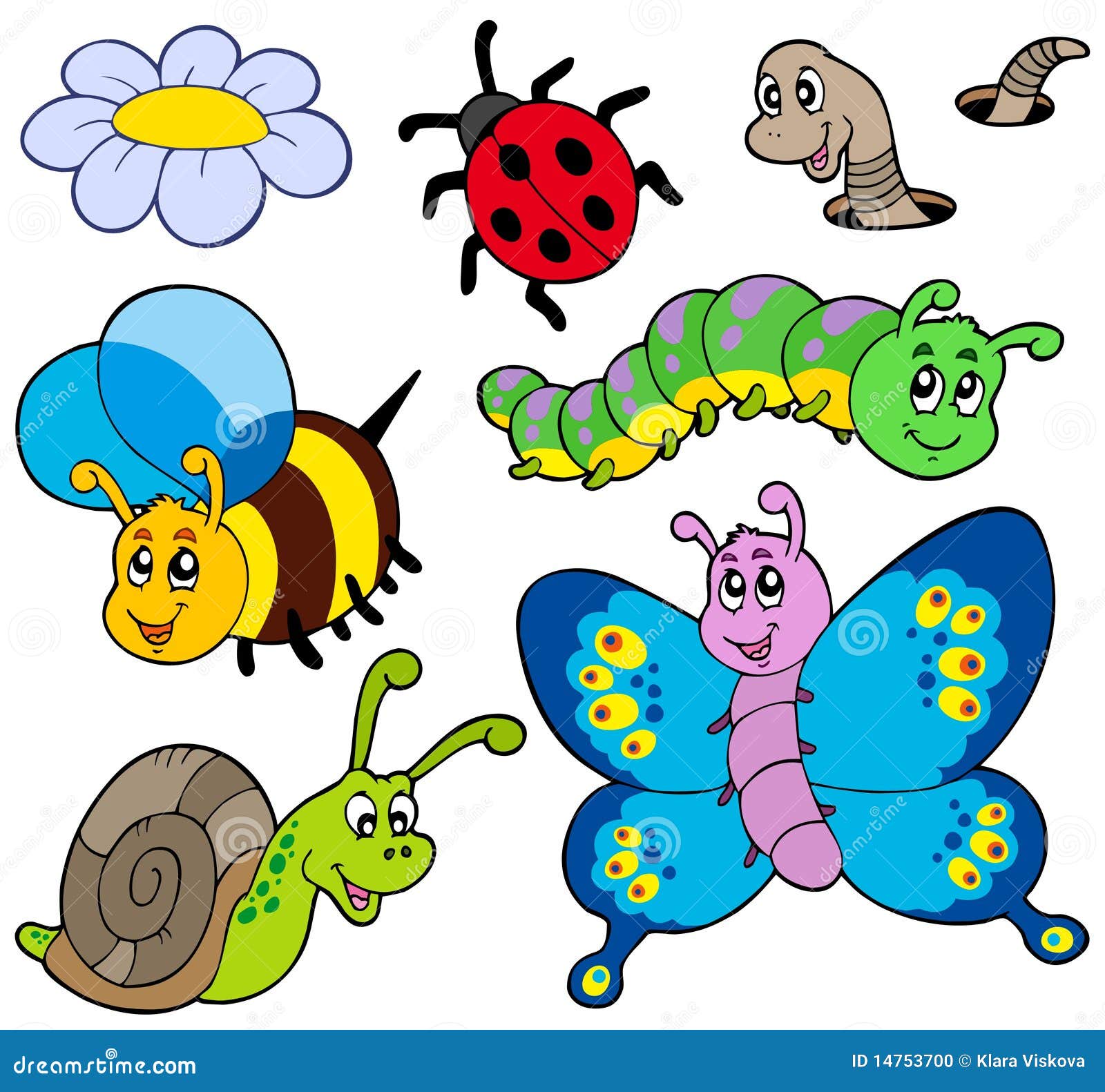 Garden animals collection stock vector. Illustration of draw - 14753700