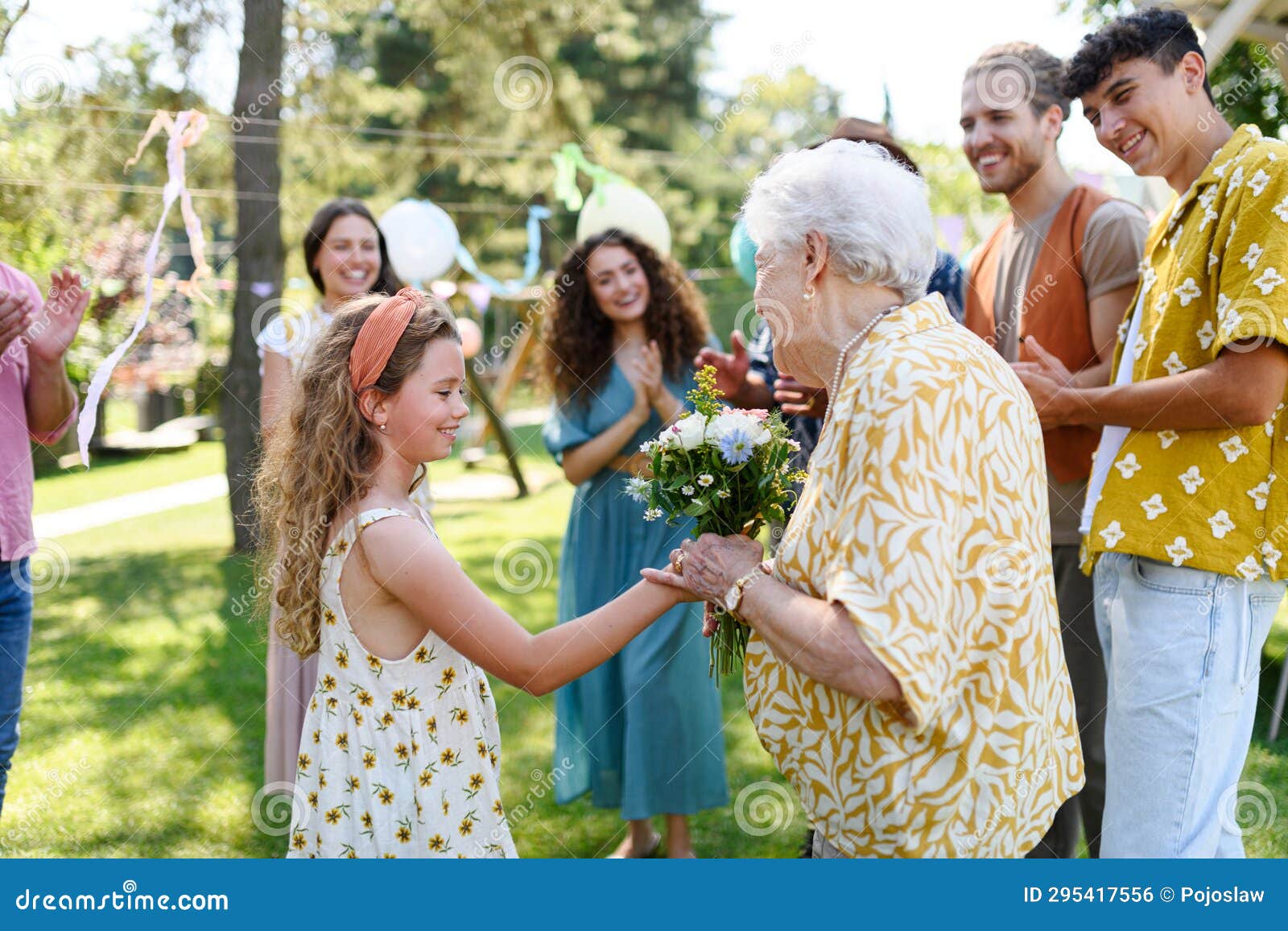 Garden Birthday Party For Senior Lady Beautiful Senior Birthday Woman