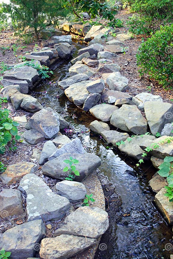 The Garden Brook stock image. Image of tranquil, brook - 2900537