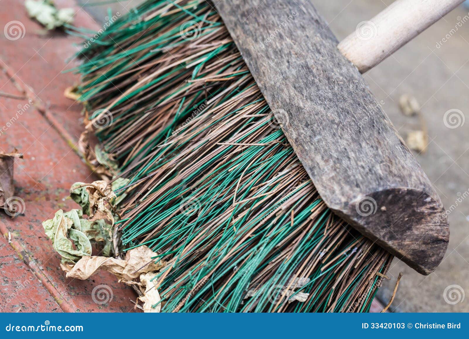 A garden broom stock image. Image of broom, garden, outdoors - 33420103